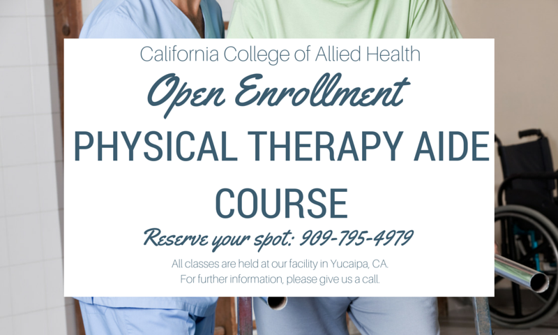 Physical Therapy Aide hands-on training program